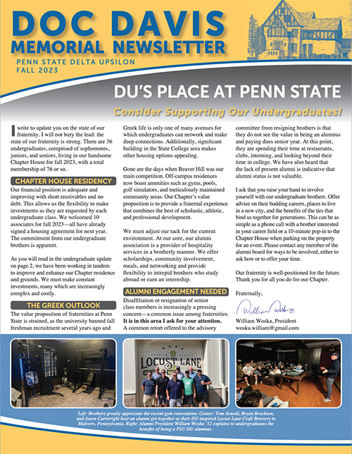 News & Events | Penn State Chapter of Delta Upsilon